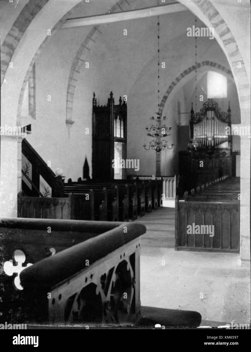 Silte kyrka, located on the Swedish island of Gotland, is a medieval ...