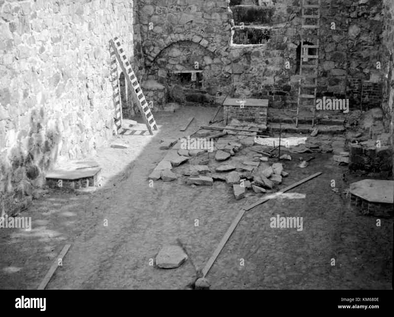 The Njurunda church ruins in Sweden are an archaeological site ...