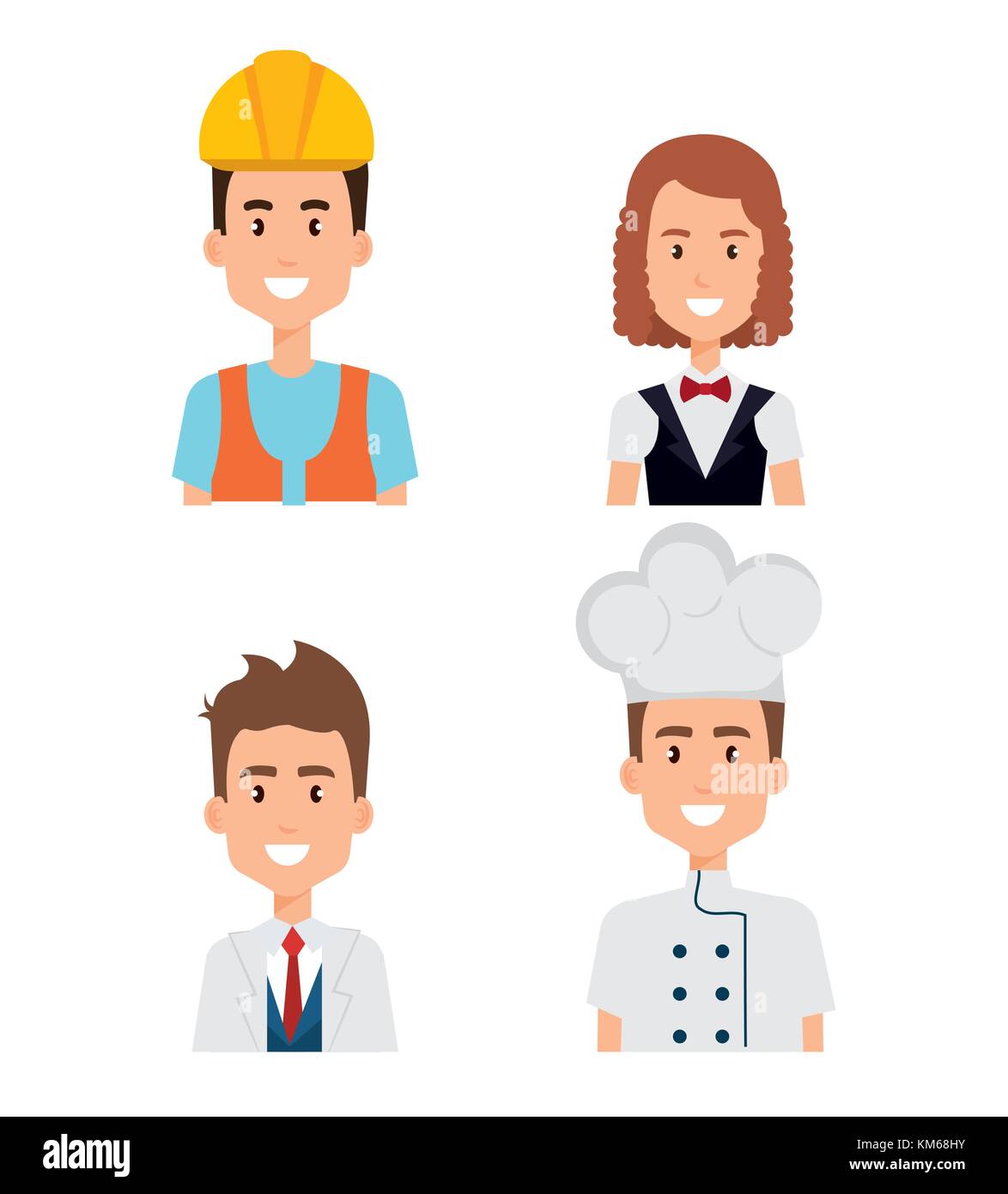 group of professional workers vector illustration design Stock Vector ...