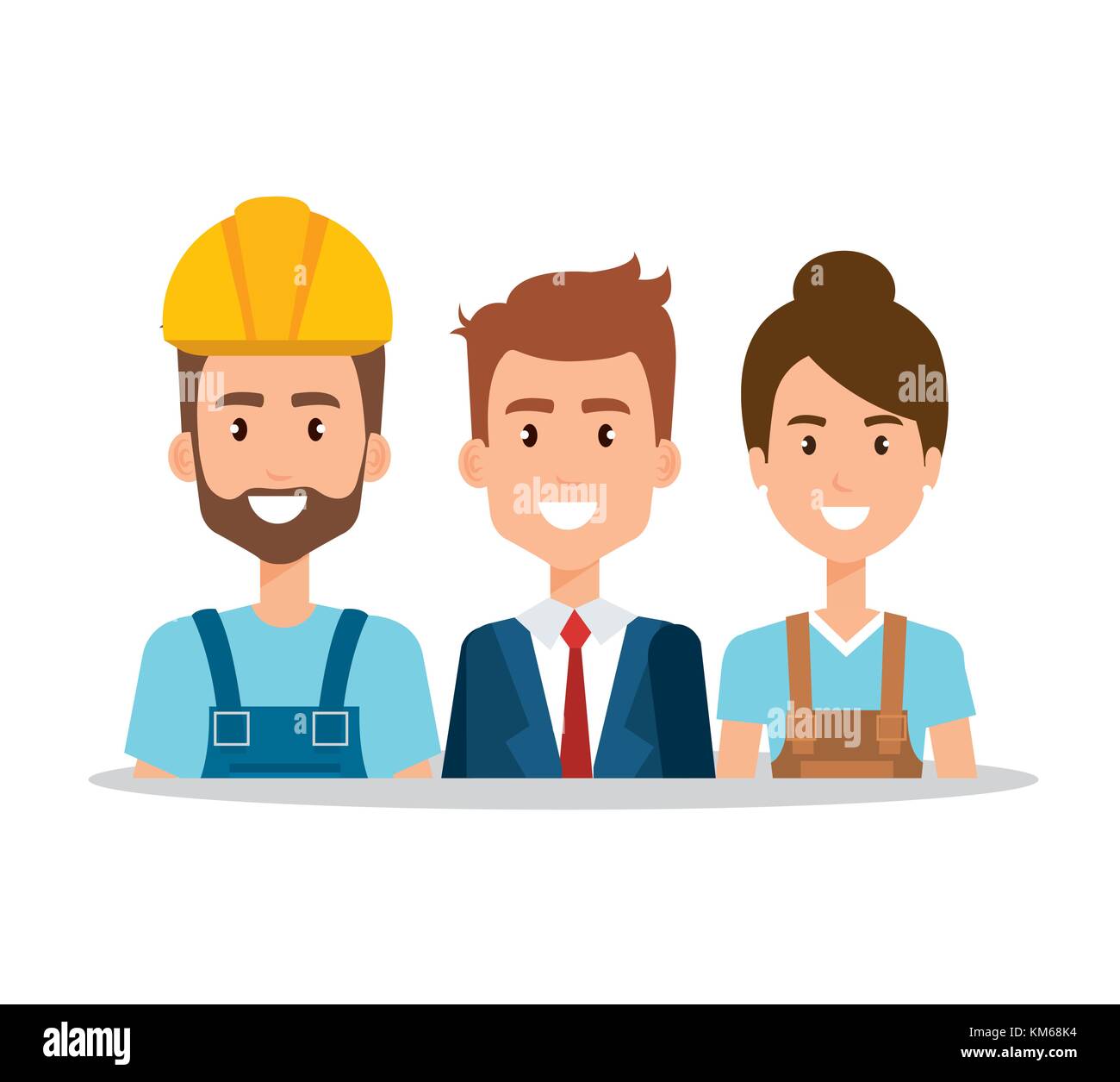 group of professional workers vector illustration design Stock Vector ...