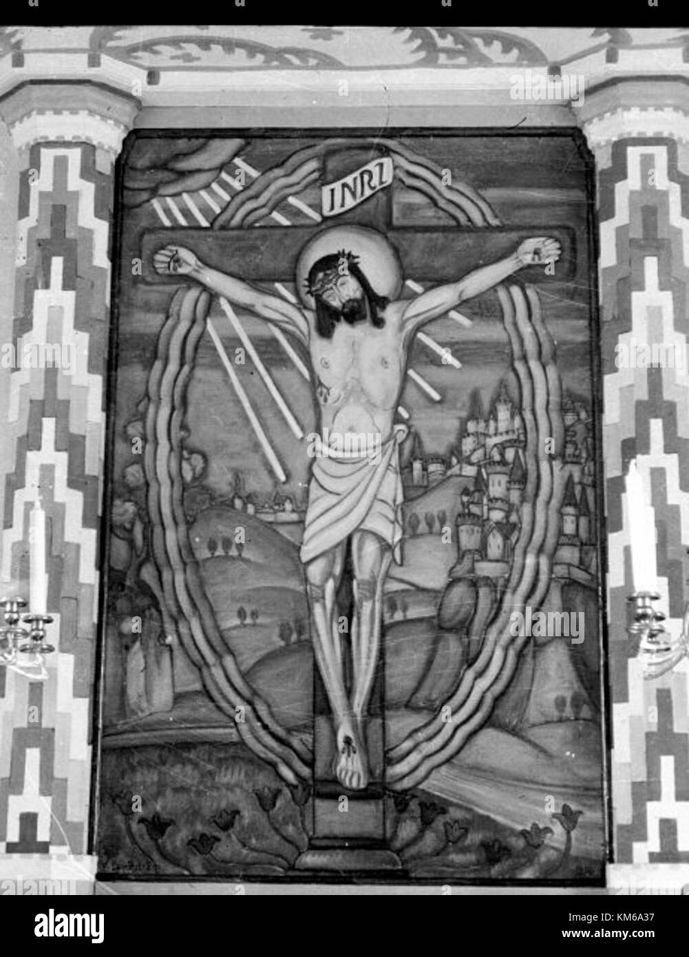 Small traditional chapel in Black and White Stock Photos & Images - Alamy