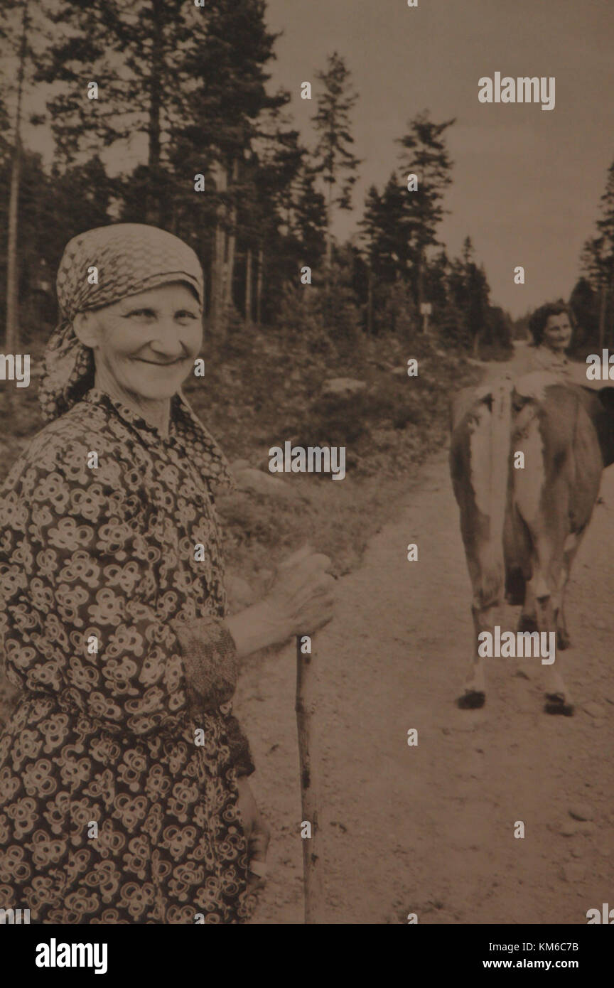Photograph depicting Skogsfinnar, individuals of Finnish descent living ...