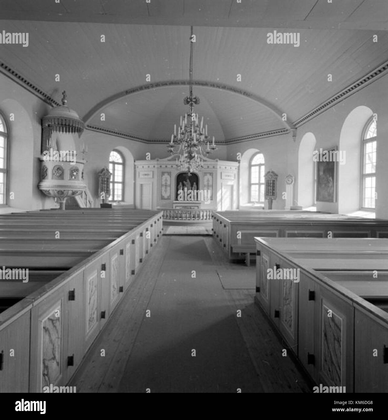 Harestad kyrka KMB 16000200004213 Stock Photo - Alamy