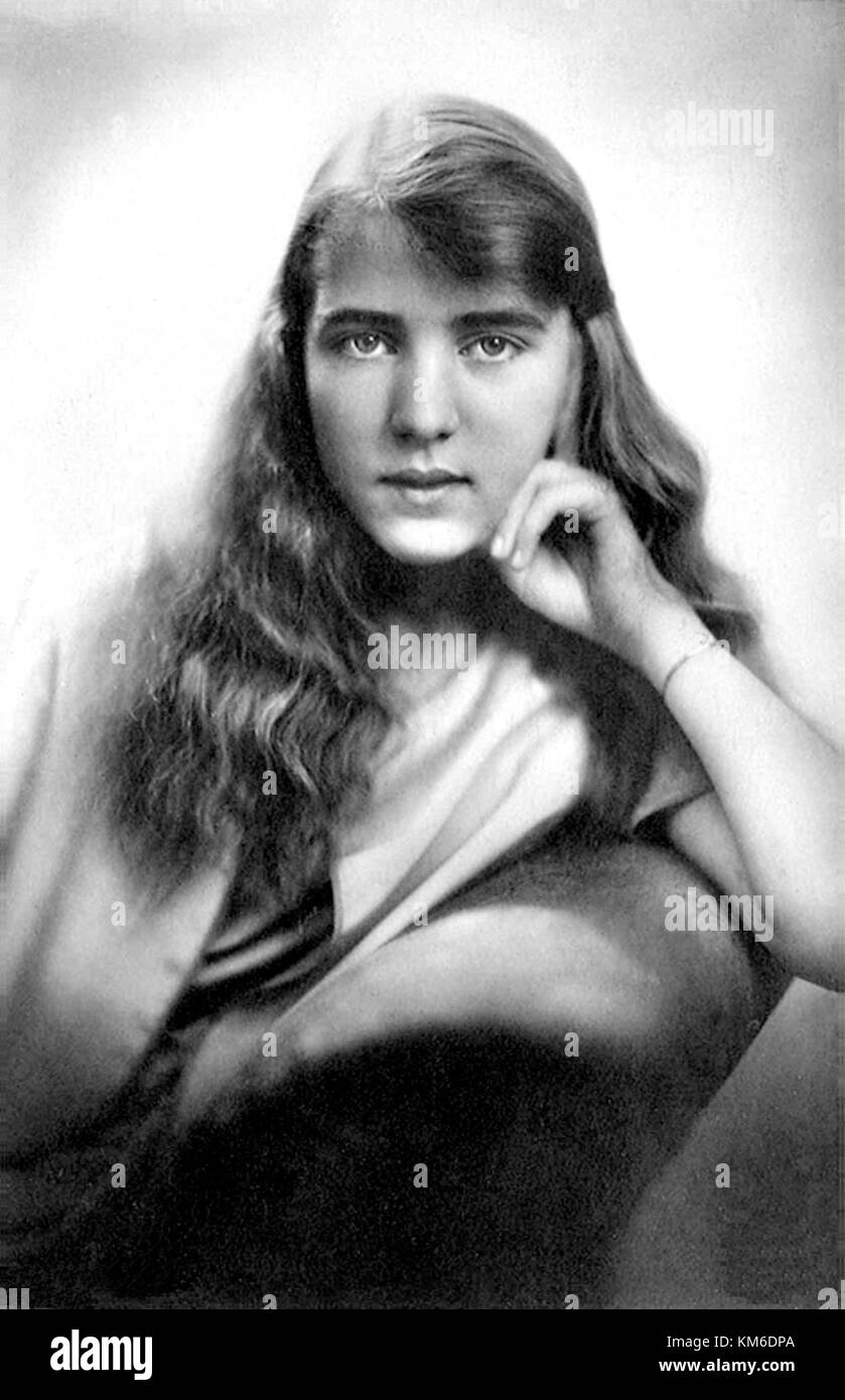 This grayscale image from 1924 features Prinsessan Ingrid, capturing ...