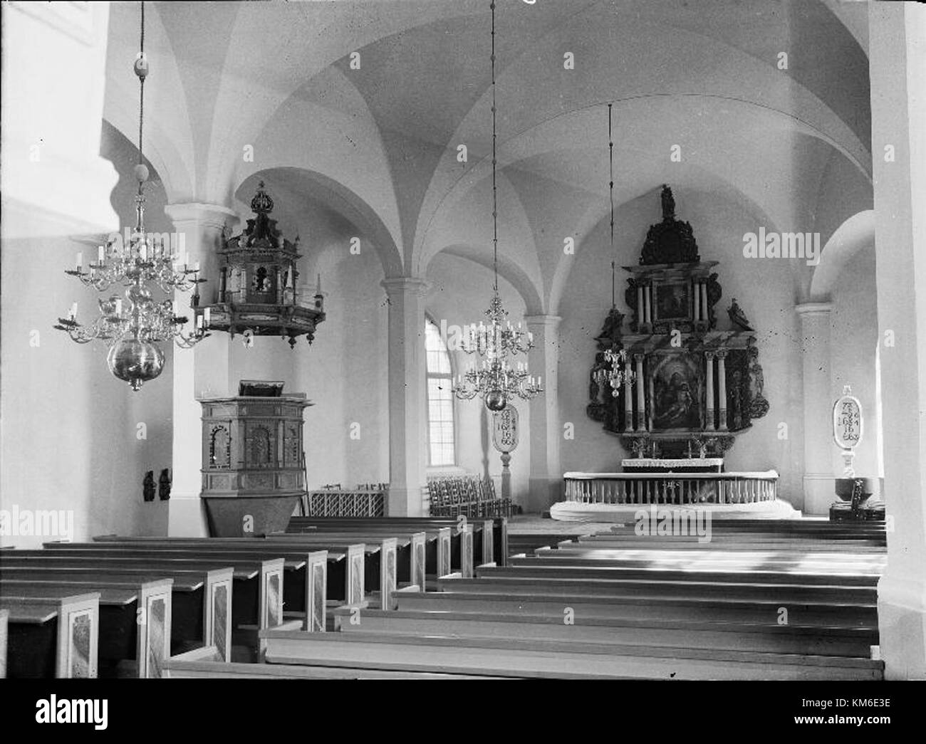 Lyrestad Church, cataloged as KMB 1600020016545, is a notable Swedish ...
