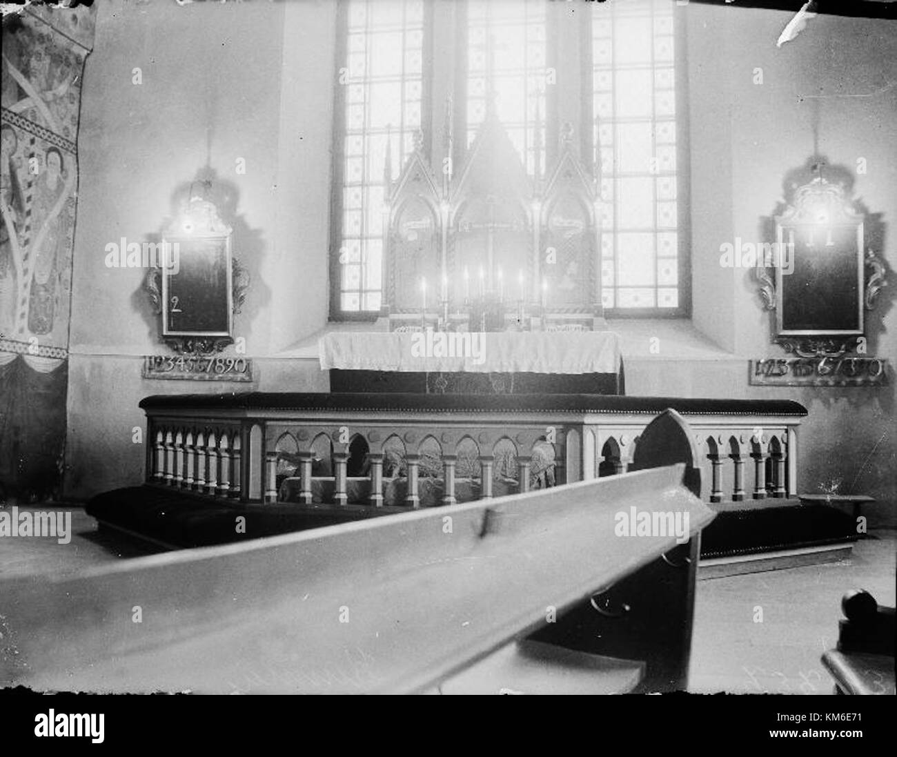 Kumla Kyrka is a church located in Sweden, documented in the KMB ...