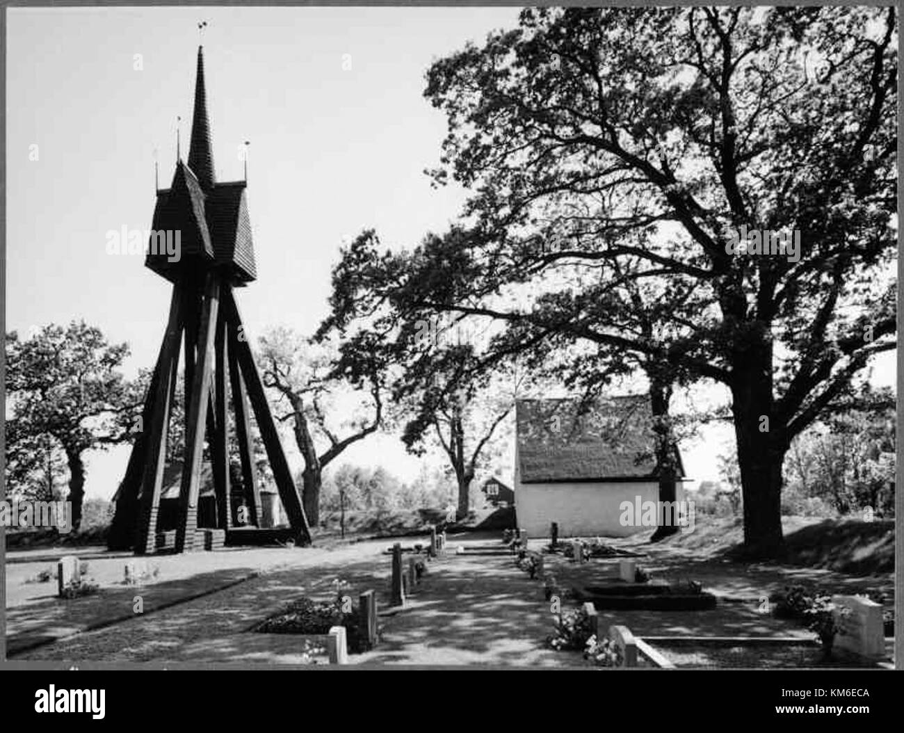 Hagby Kyrka is a historical church in Sweden, located in a rural ...