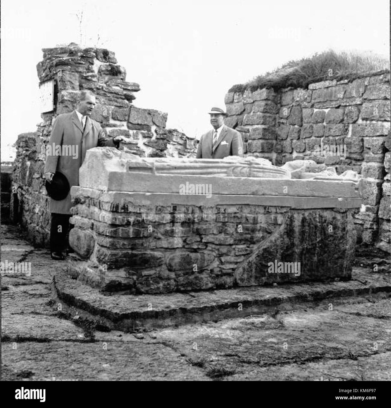 Gudhem Abbey ruins, located in Sweden, represent the remnants of a ...