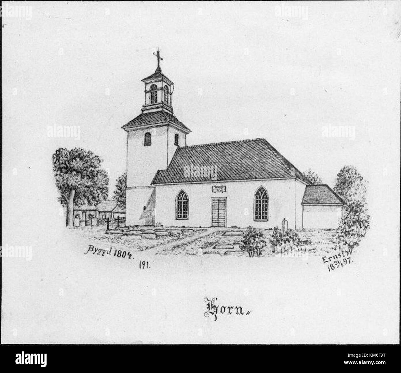 Horns kyrka is a Swedish church famous for its medieval architecture ...