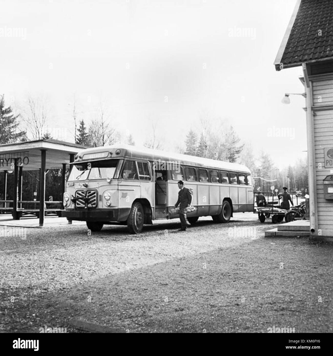 Transportation buss Black and White Stock Photos & Images - Alamy