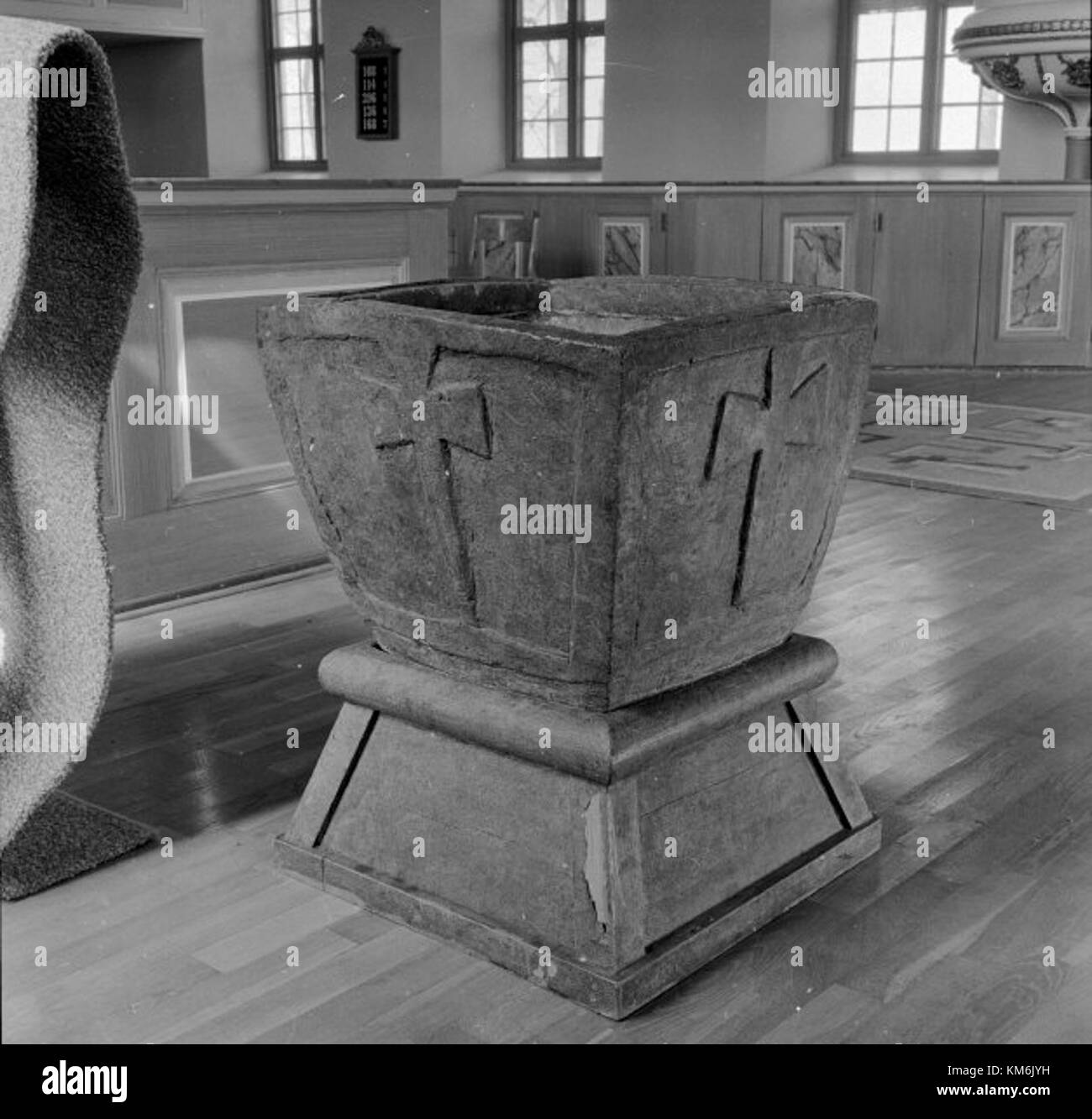 Harestad kyrka KMB 16000200054578 Stock Photo - Alamy