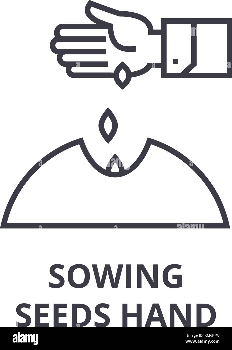 Farmer Sowing Seeds By Hand High Resolution Stock Photography and ...