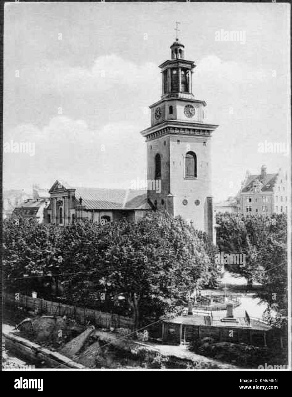 Maria Magdalena Church, located in Södermalm, Stockholm, Sweden, is a ...