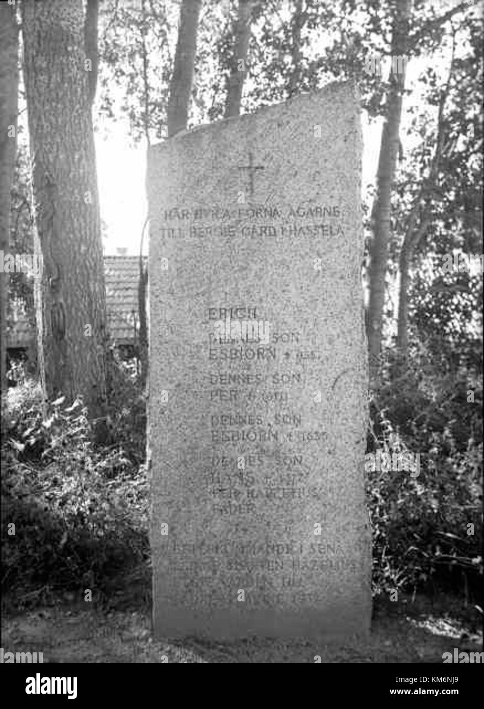 The ruins of Hassela Church in Sweden are cataloged in the KMB ...