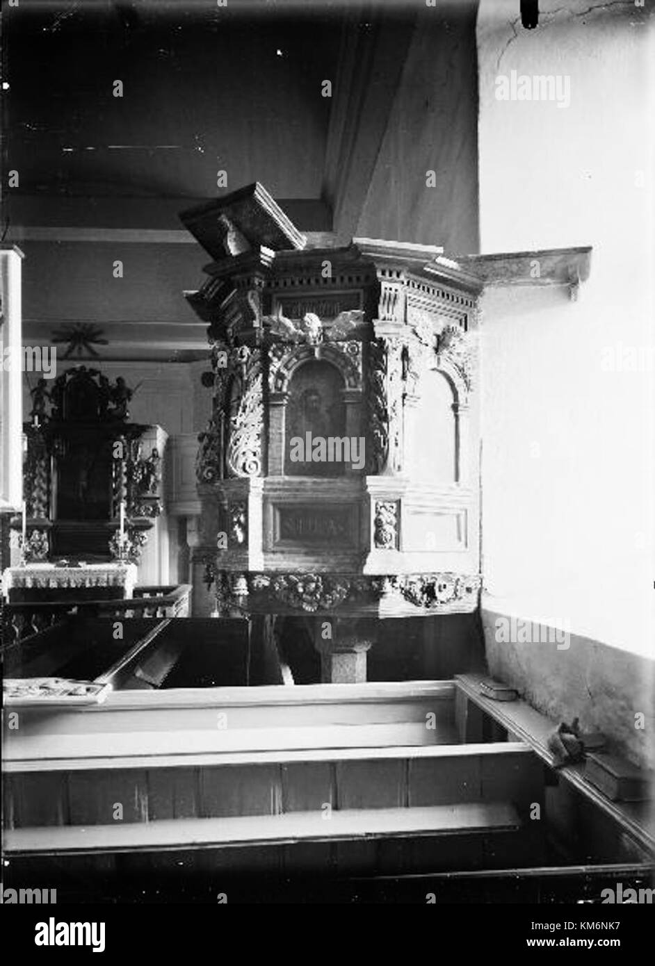 Partille Church in Sweden, recorded in the KMB collection, representing ...