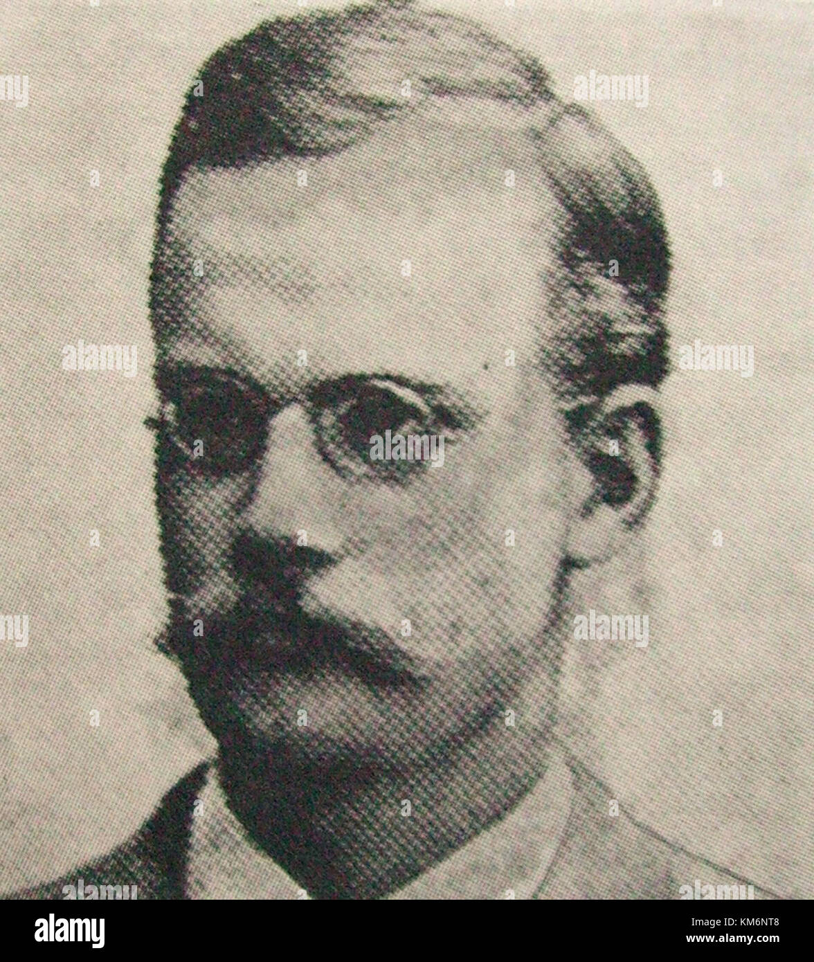 This is a portrait of Sam Clason, taken in 1959. The image captures ...