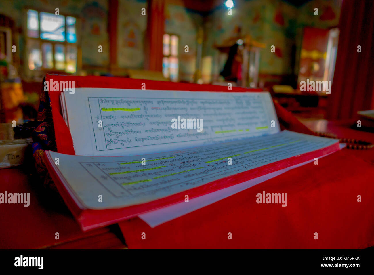 Tibetan prayer papers hi-res stock photography and images - Alamy