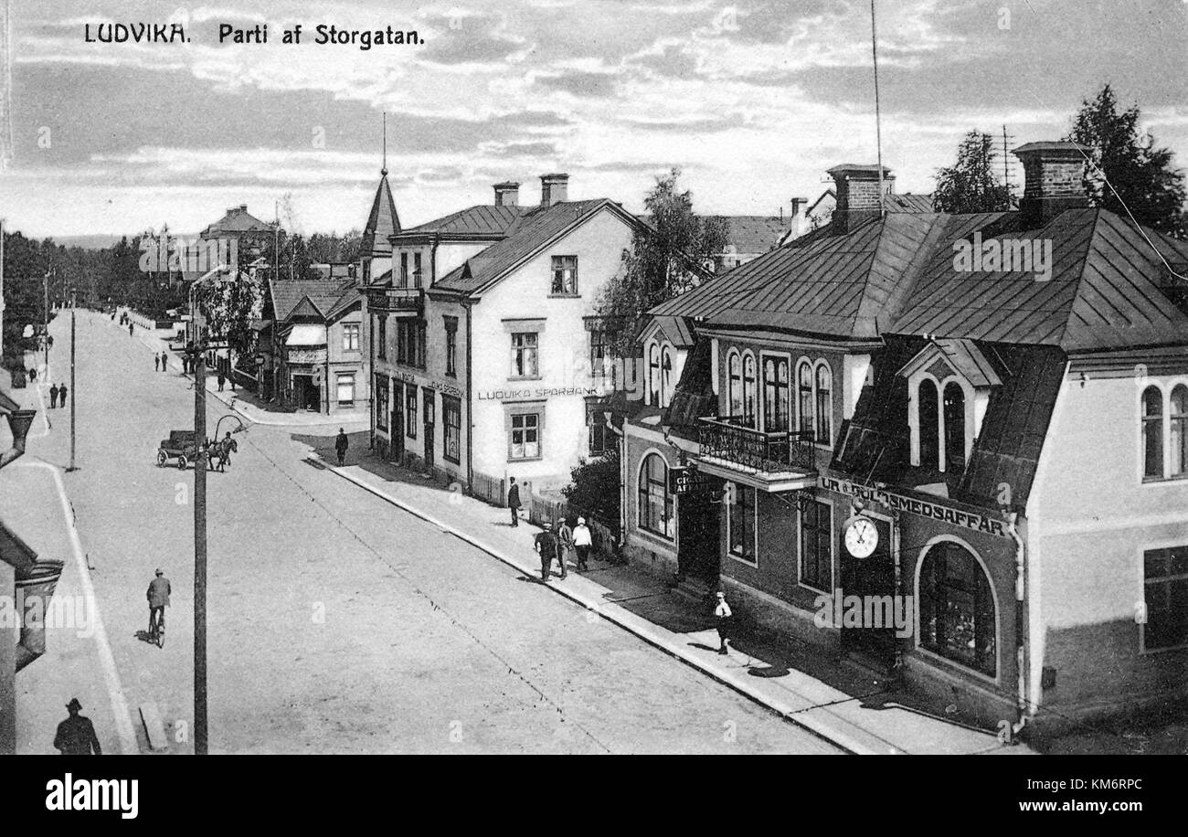 Ludvika Storgatan is a central street in Ludvika, Sweden, known for its ...