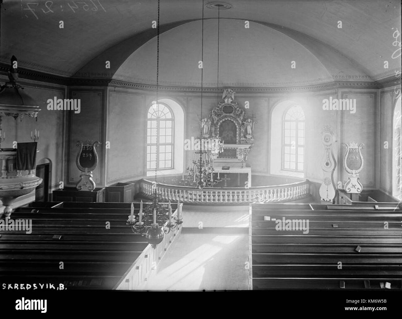 Skredsvik Church, located in Sweden, is a small rural church known for ...