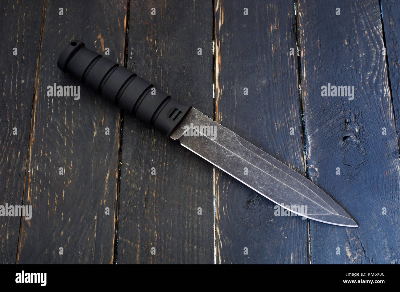 Army knife for military special operations. The knife is located ...