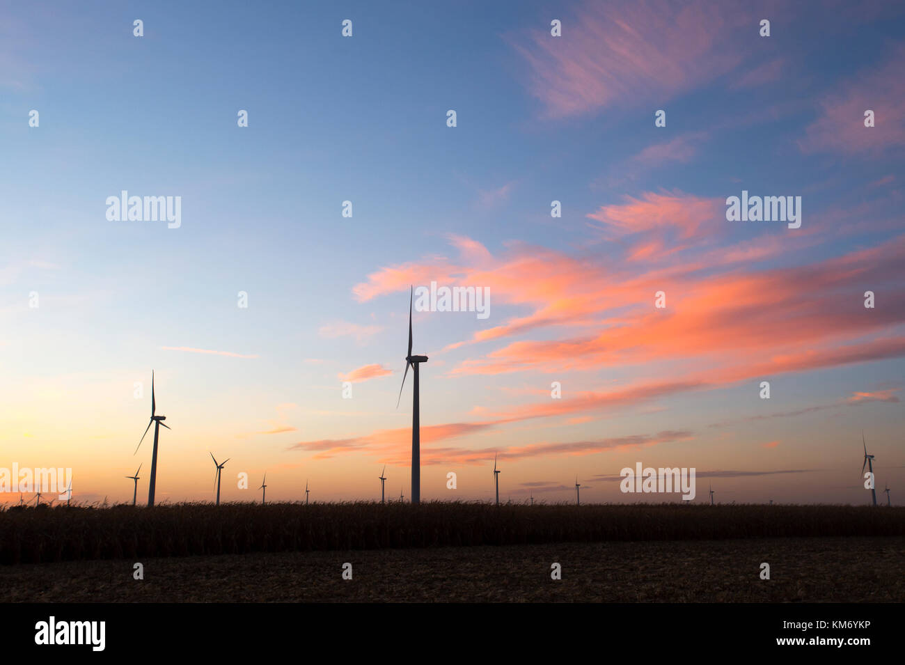 Wind energy on farm hi-res stock photography and images - Alamy