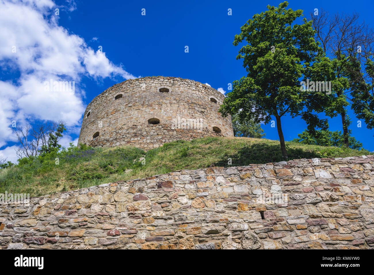14th century castle in Terebovlia (Polish: Trembowla) small city in ...
