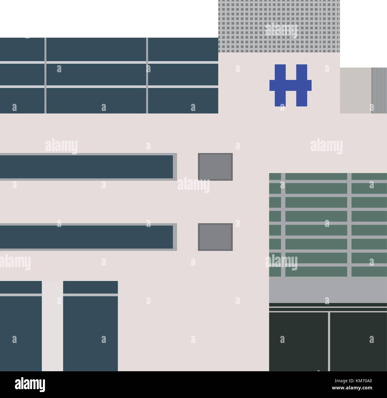 City hospital Stock Vector Images - Alamy