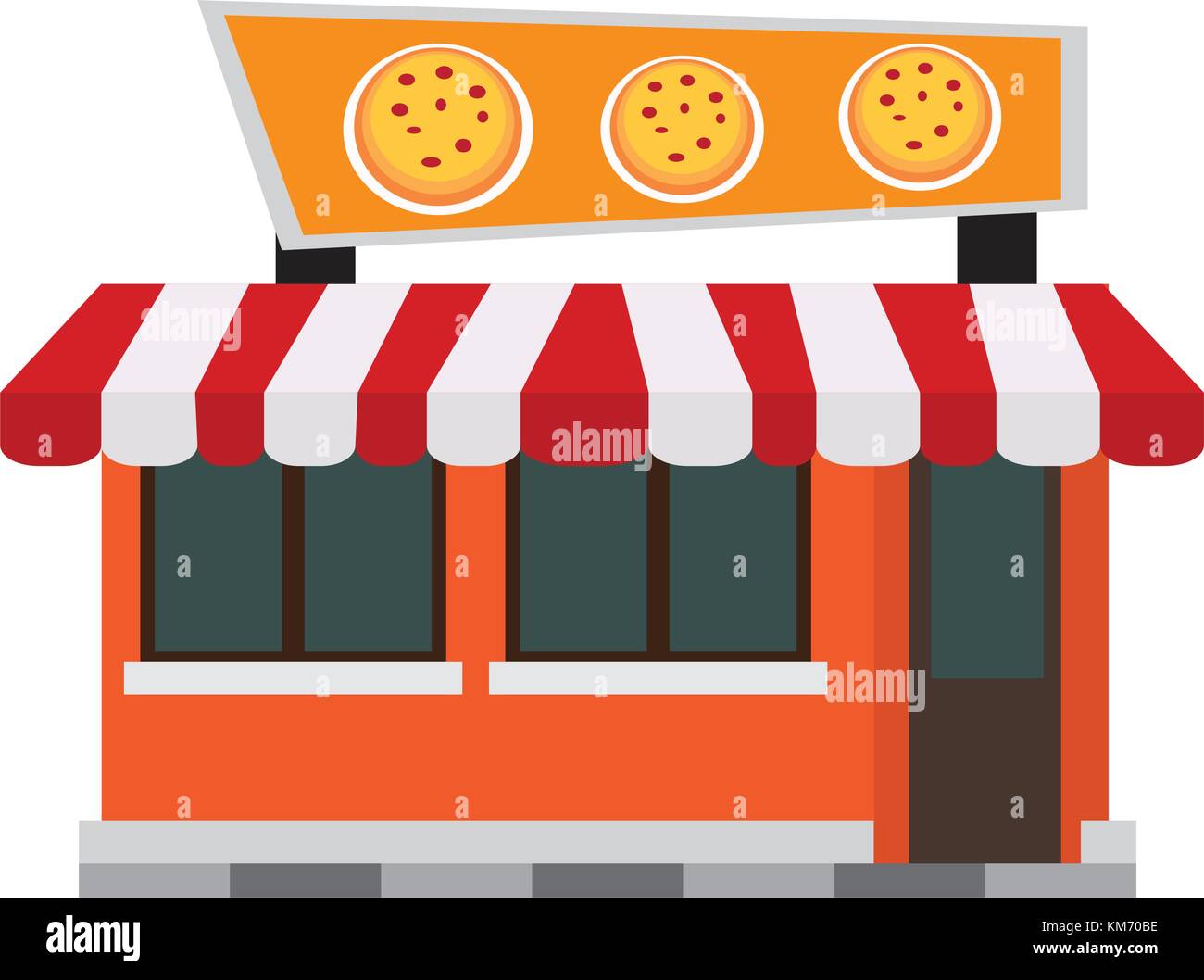 Cartoon Pizza Parlor