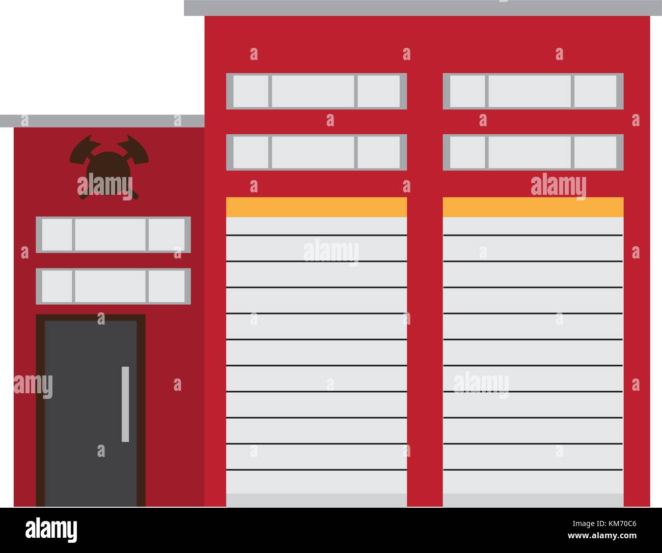 Isolated fire station Stock Vector Image & Art - Alamy