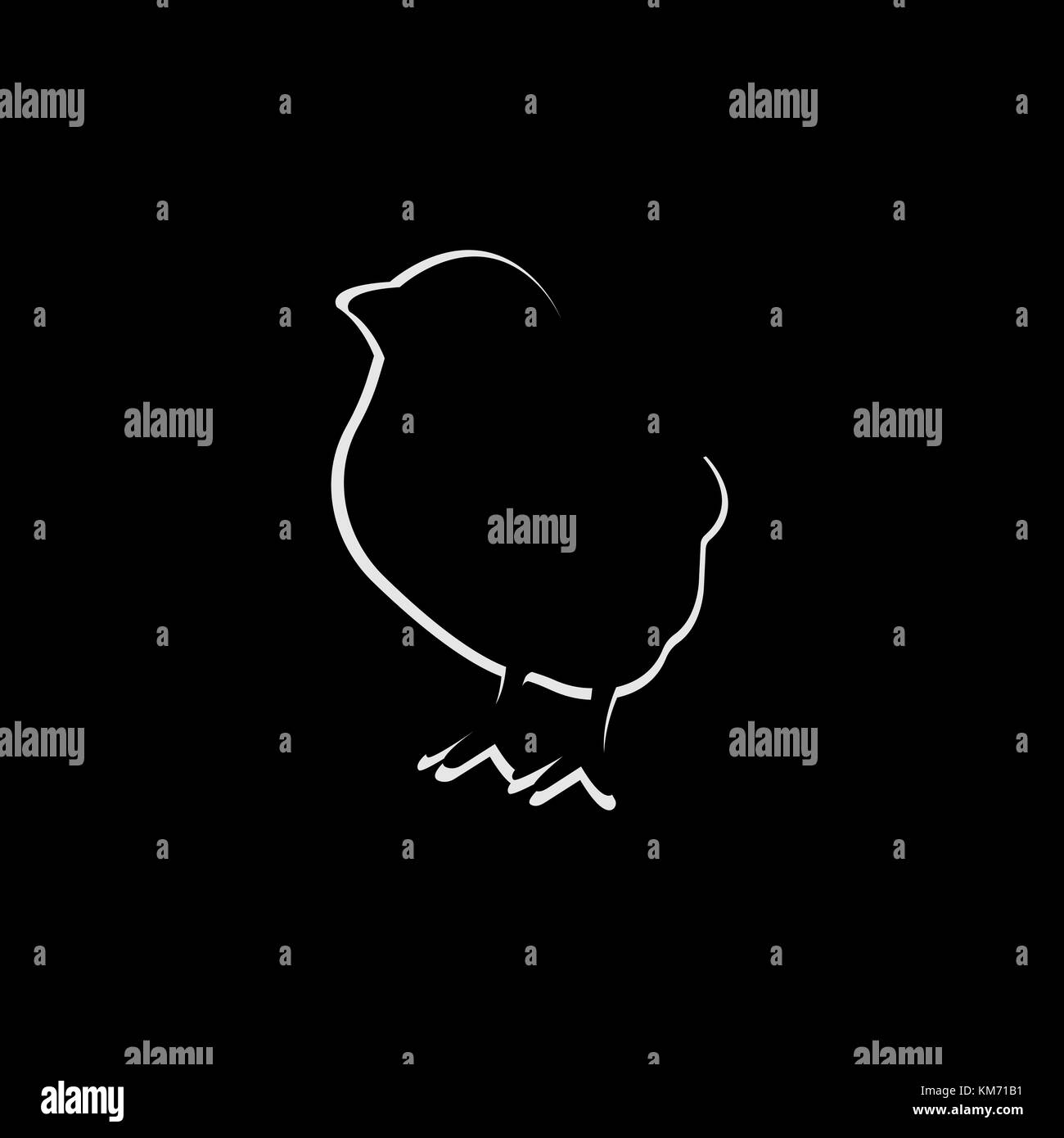 Chicken icon cartoon style Black and White Stock Photos & Images - Alamy