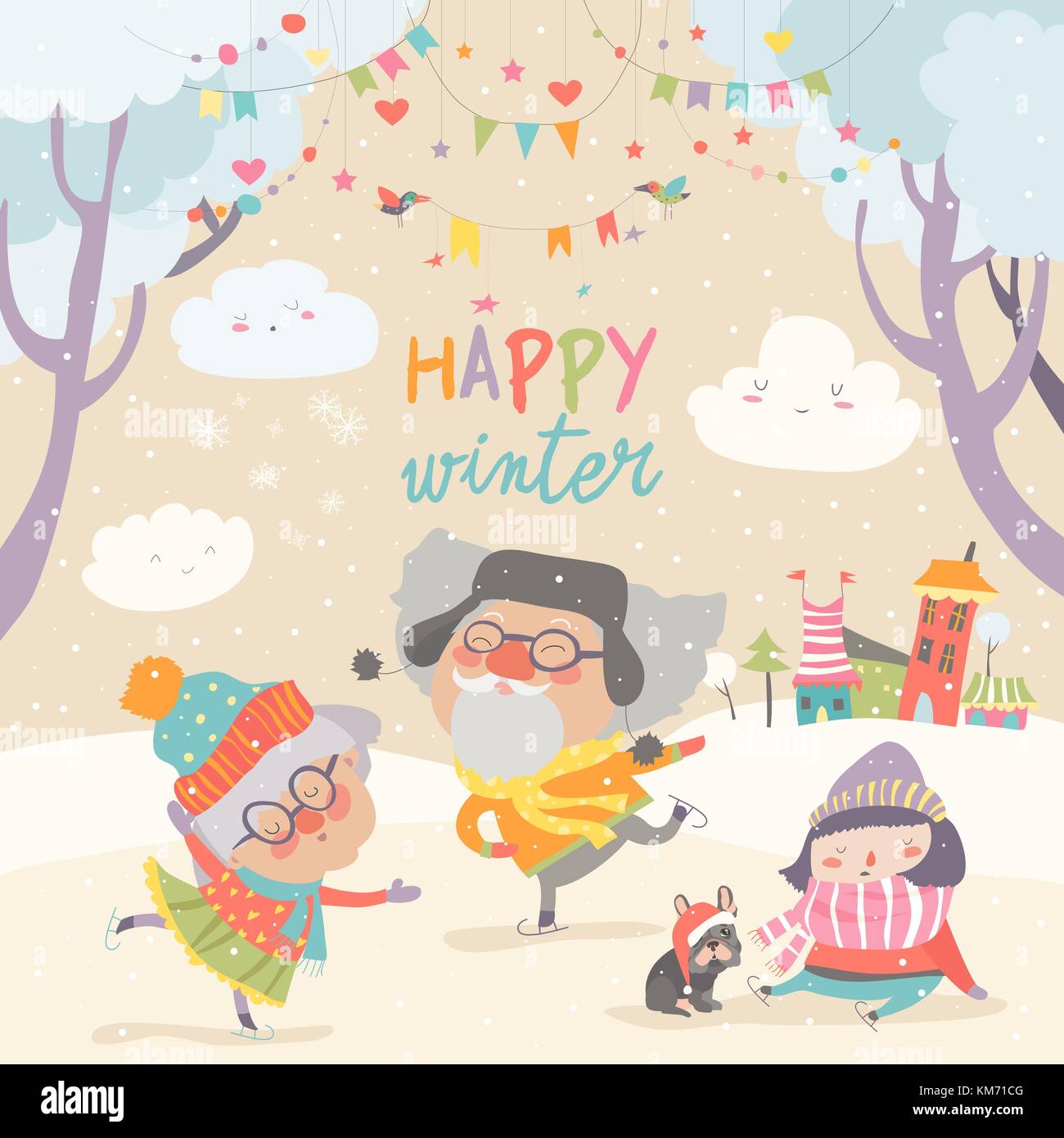 Sport on retirement happy Stock Vector Images - Alamy