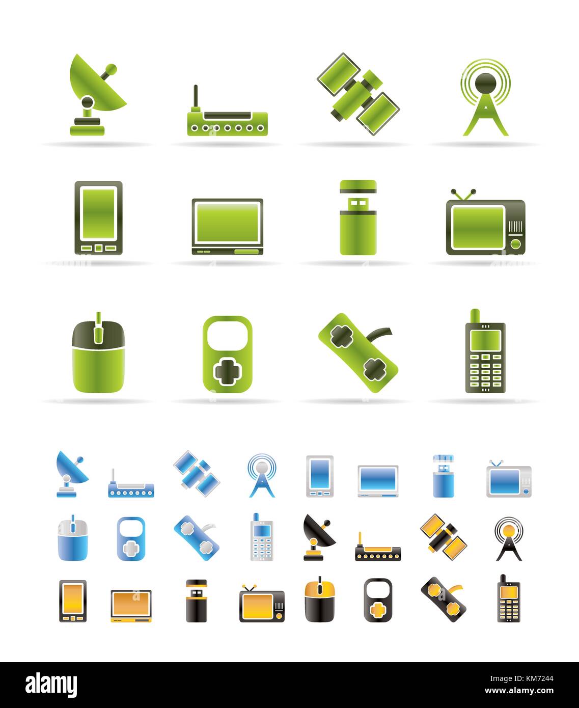 Microwave communications dish Stock Vector Images - Alamy