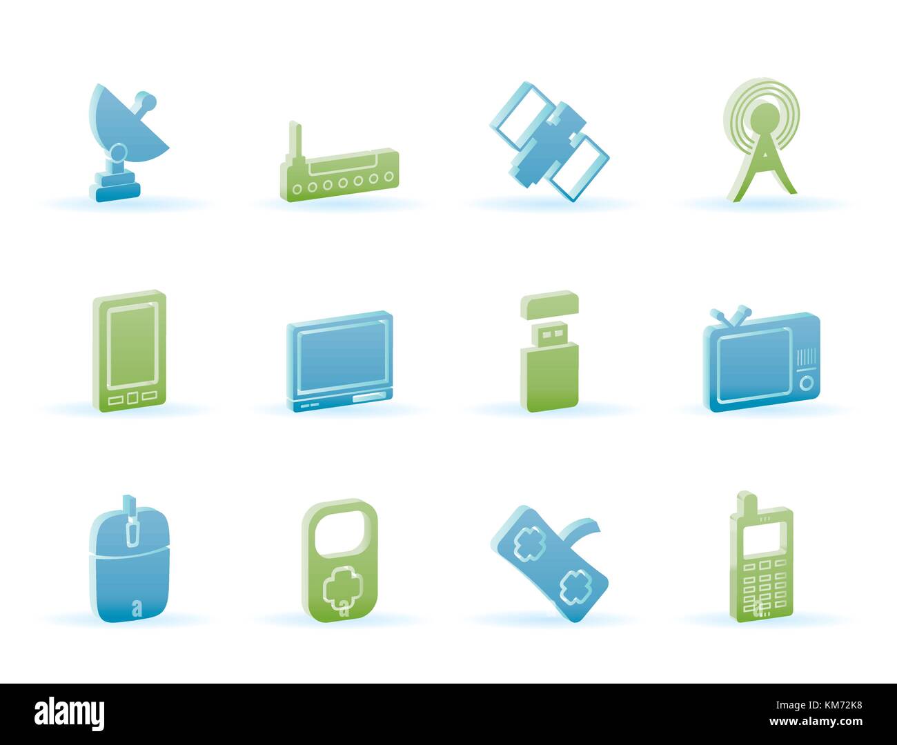 Microwave communications dish Stock Vector Images - Alamy