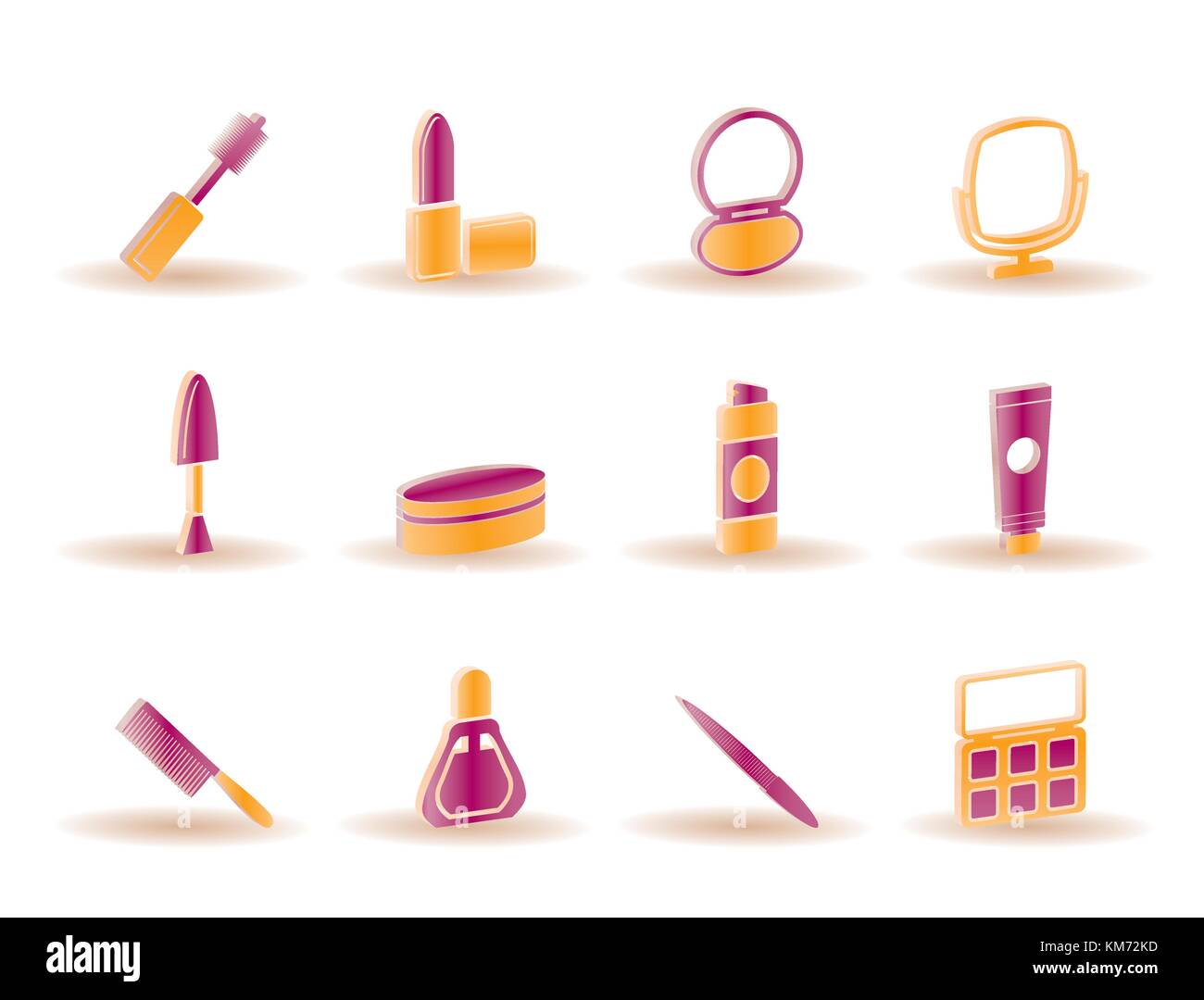 Cosmetics comb Stock Vector Images - Alamy
