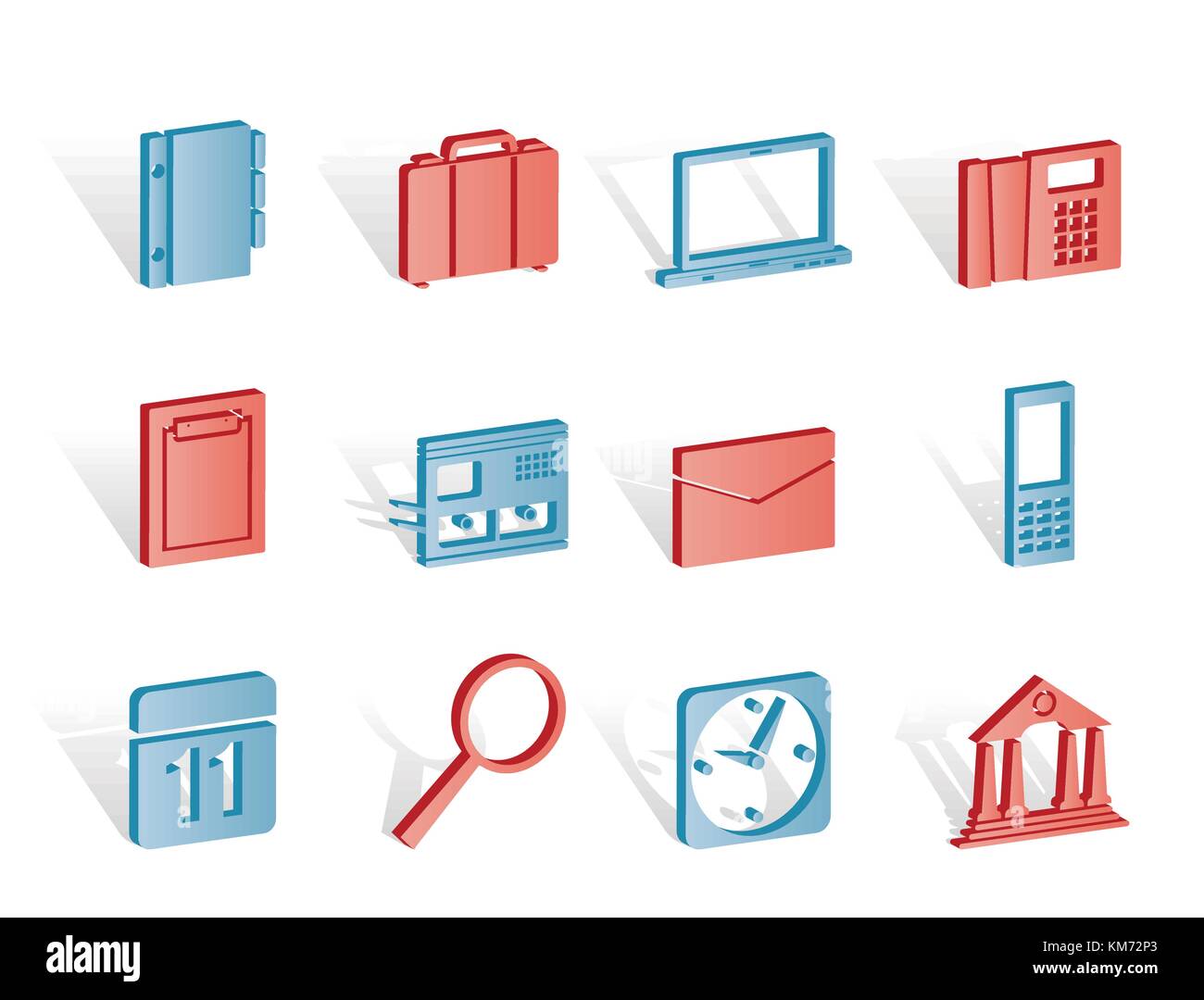 Business, Office and Mobile phone icons - Vector Icon Set Stock Vector ...