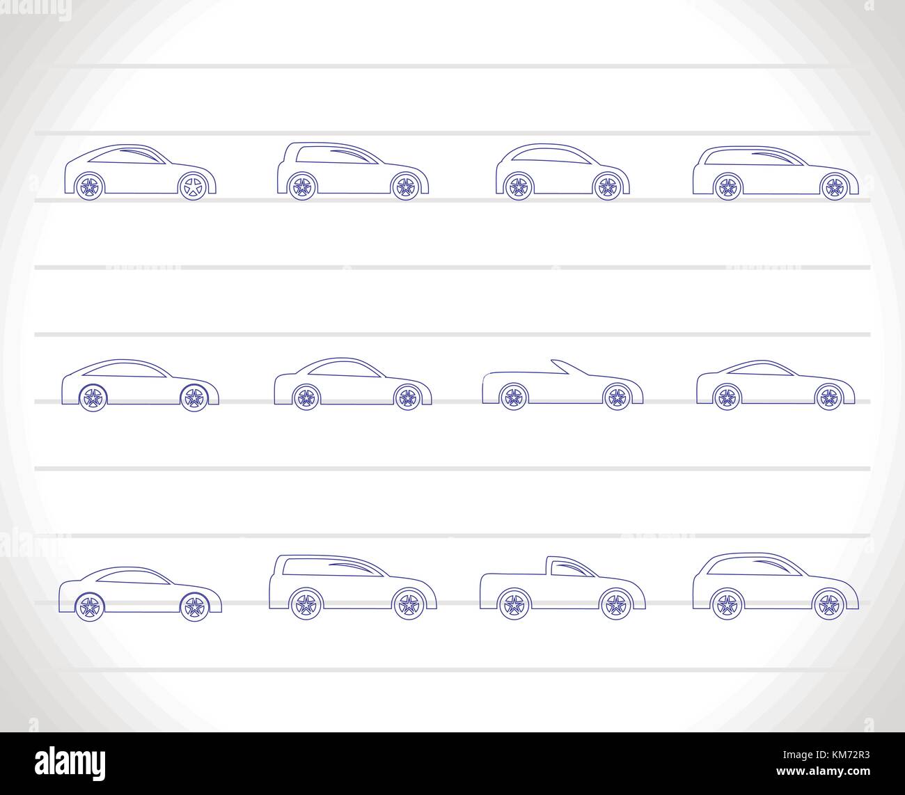 Types cars Stock Vector Images - Alamy