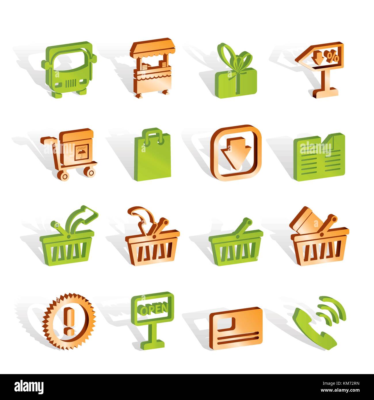 Online shop icons - vector icon set Stock Vector Image & Art - Alamy