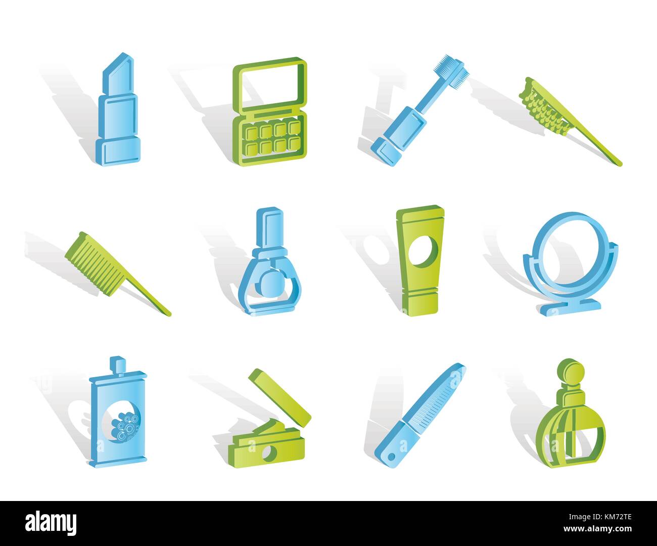beauty,cosmetic and make-up icons - vector icon set Stock Vector Image ...