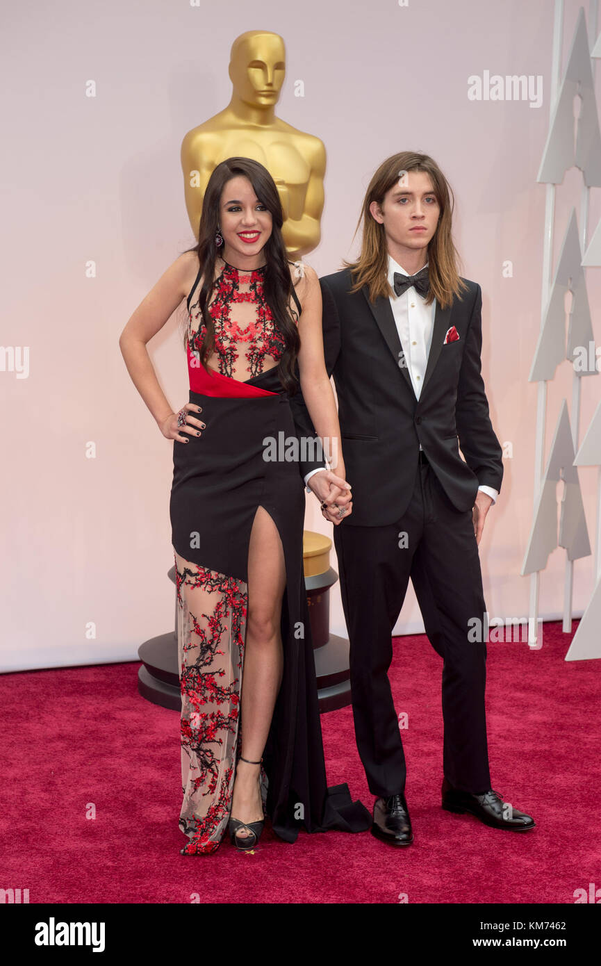 HOLLYWOOD, CA - FEBRUARY 22: Lorelei Linklater and Justin Jacobs ...