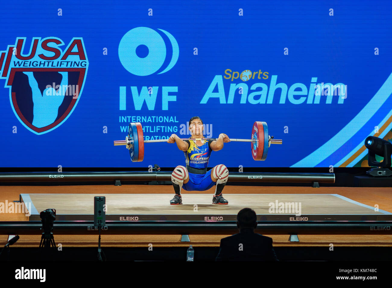 Anaheim, NOV 30: 2017 International Weightlifting Federation World ...