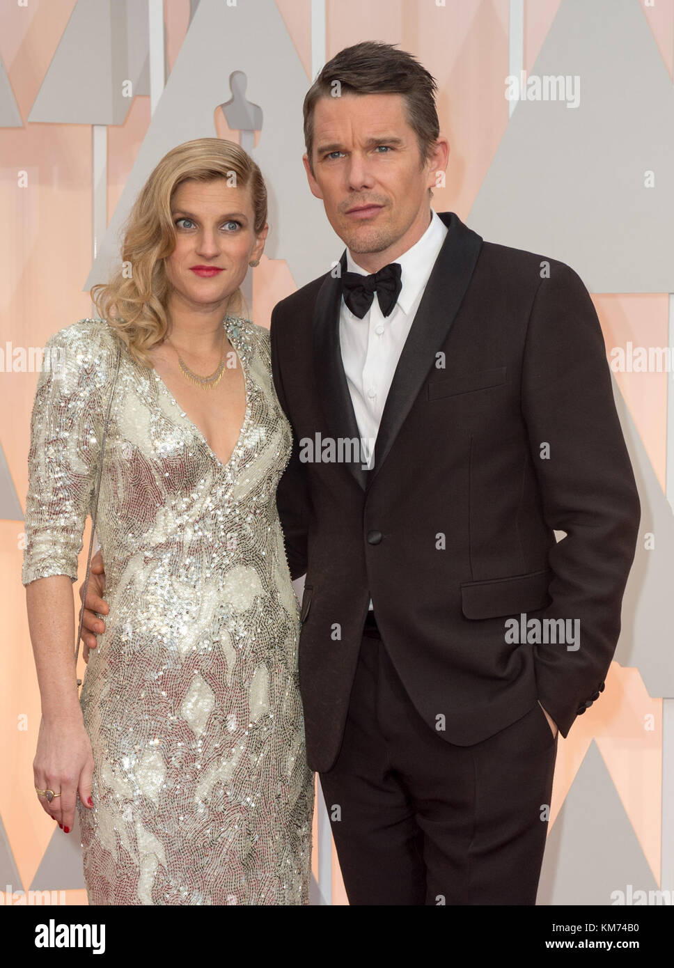 HOLLYWOOD, CA - FEBRUARY 22: Ryan Hawke and Ethan Hawke arrives at the ...