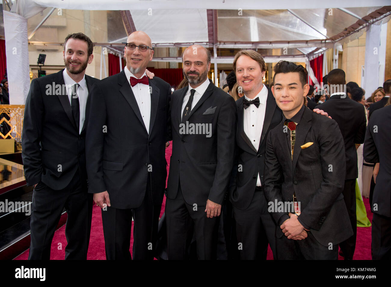 HOLLYWOOD, CA - FEBRUARY 22: Chris Williams, Producer Roy Conli, Scott ...