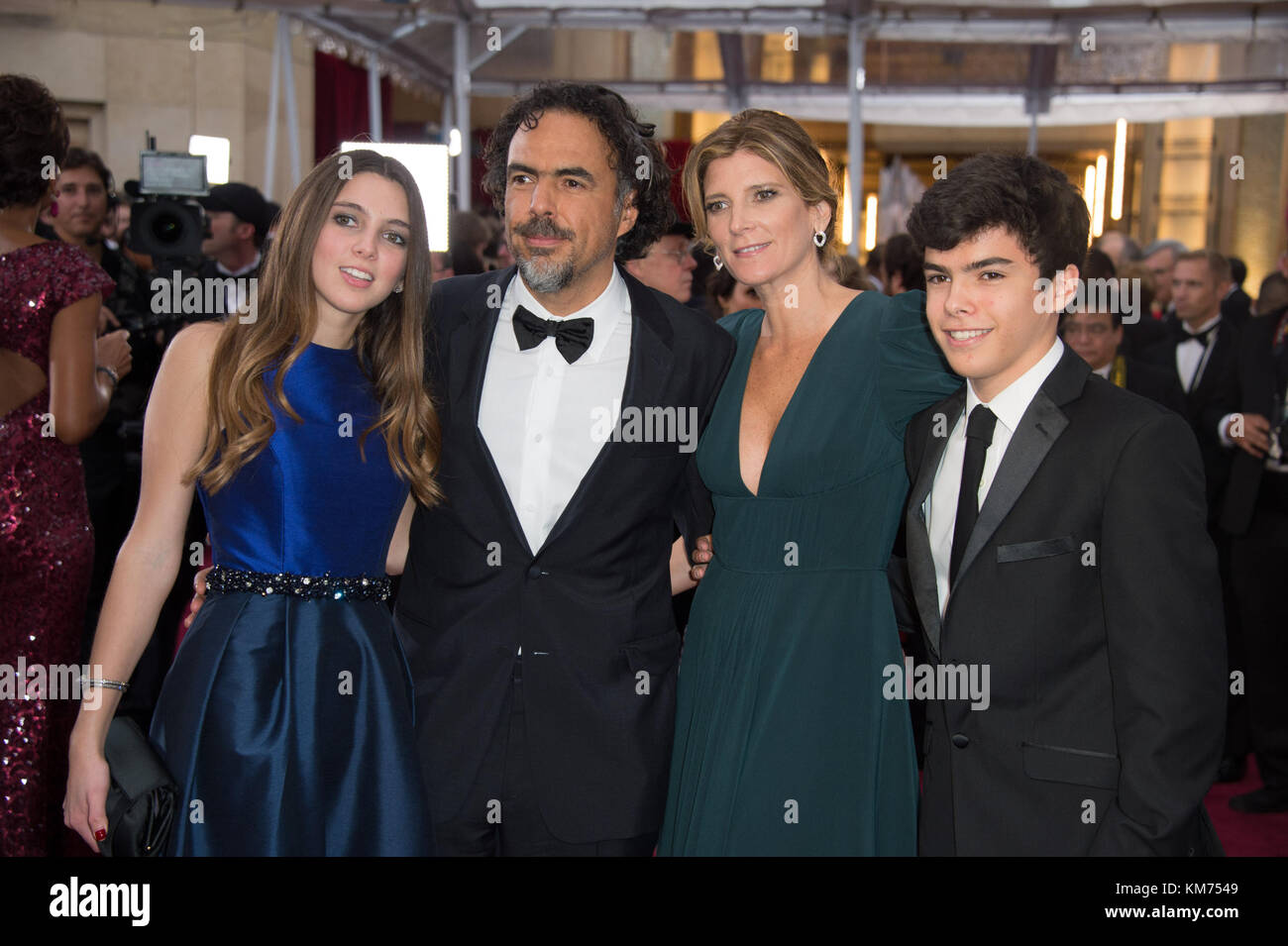 HOLLYWOOD, CA - FEBRUARY 22: Maria Eladia Hagerman and Alejandro ...