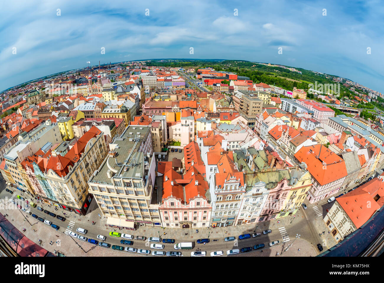 Pilsen aerial hi-res stock photography and images - Alamy