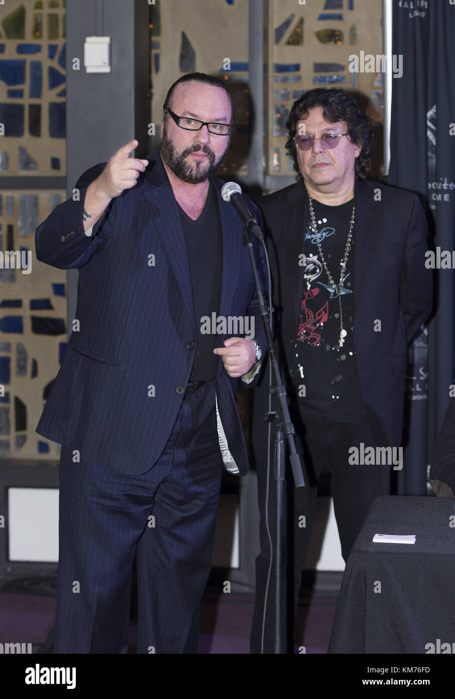 MIAMI, FL - January 29: Desmond Child and Rudy Perez host the ...