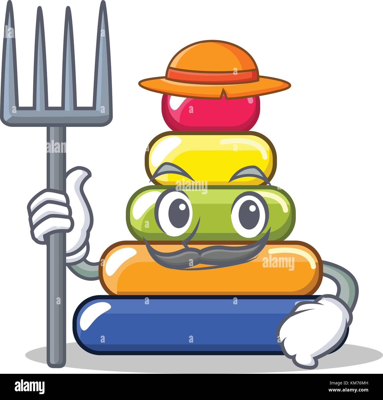 Farmer pyramid ring character cartoon Stock Vector Image & Art - Alamy