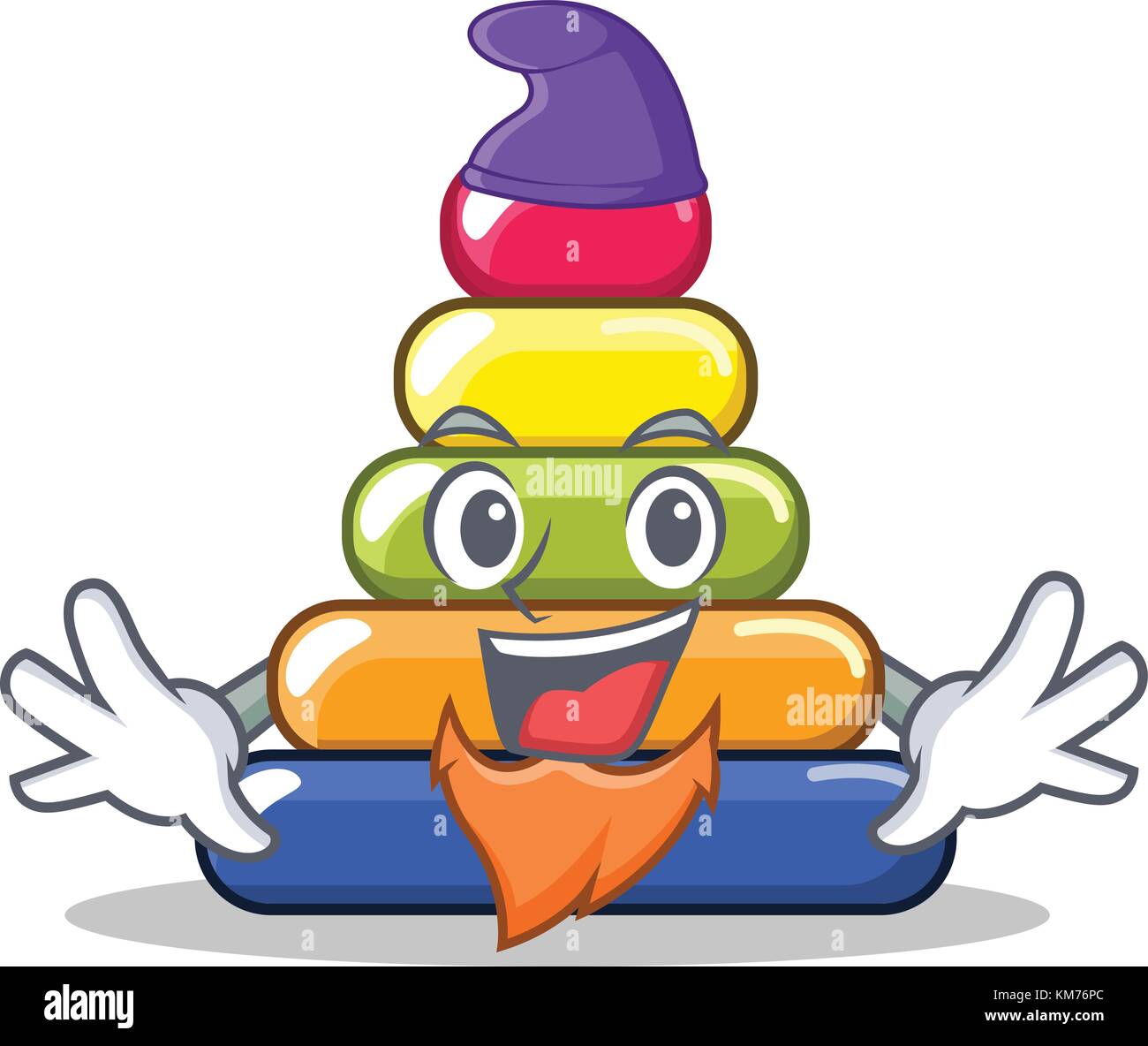 Elf pyramid ring character cartoon Stock Vector Image & Art - Alamy