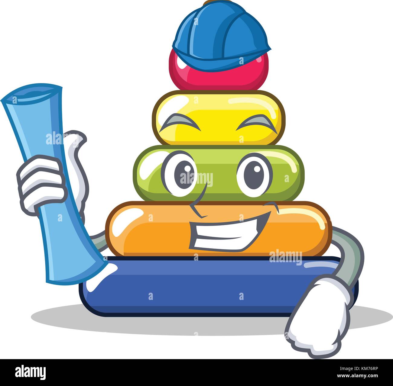 Architect pyramid ring character cartoon Stock Vector Image & Art - Alamy