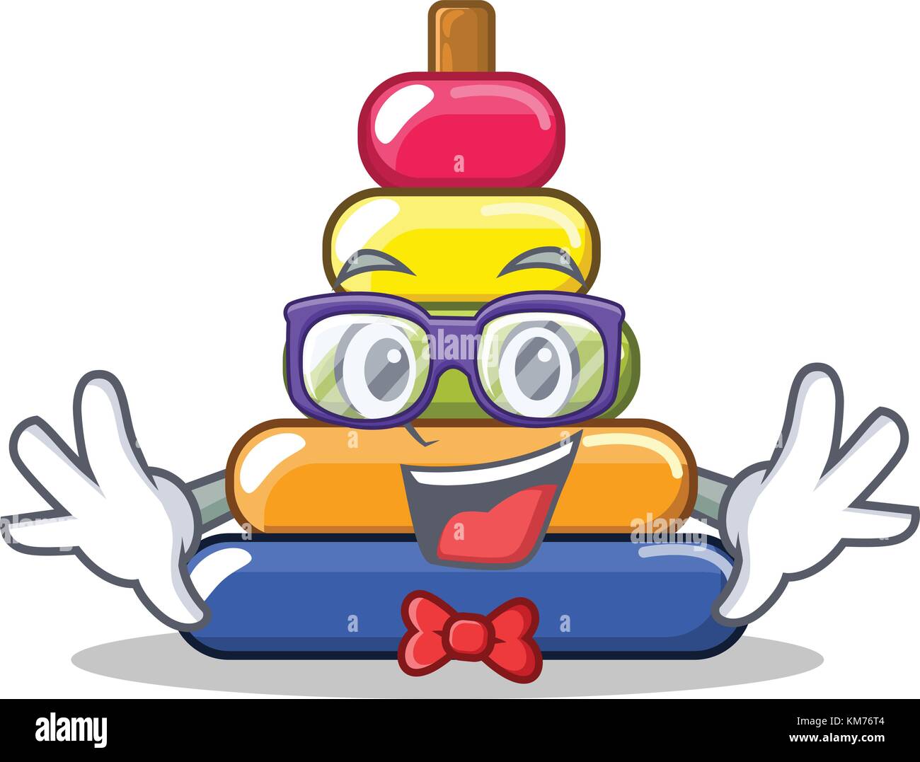 Geek pyramid ring character cartoon Stock Vector Image & Art - Alamy