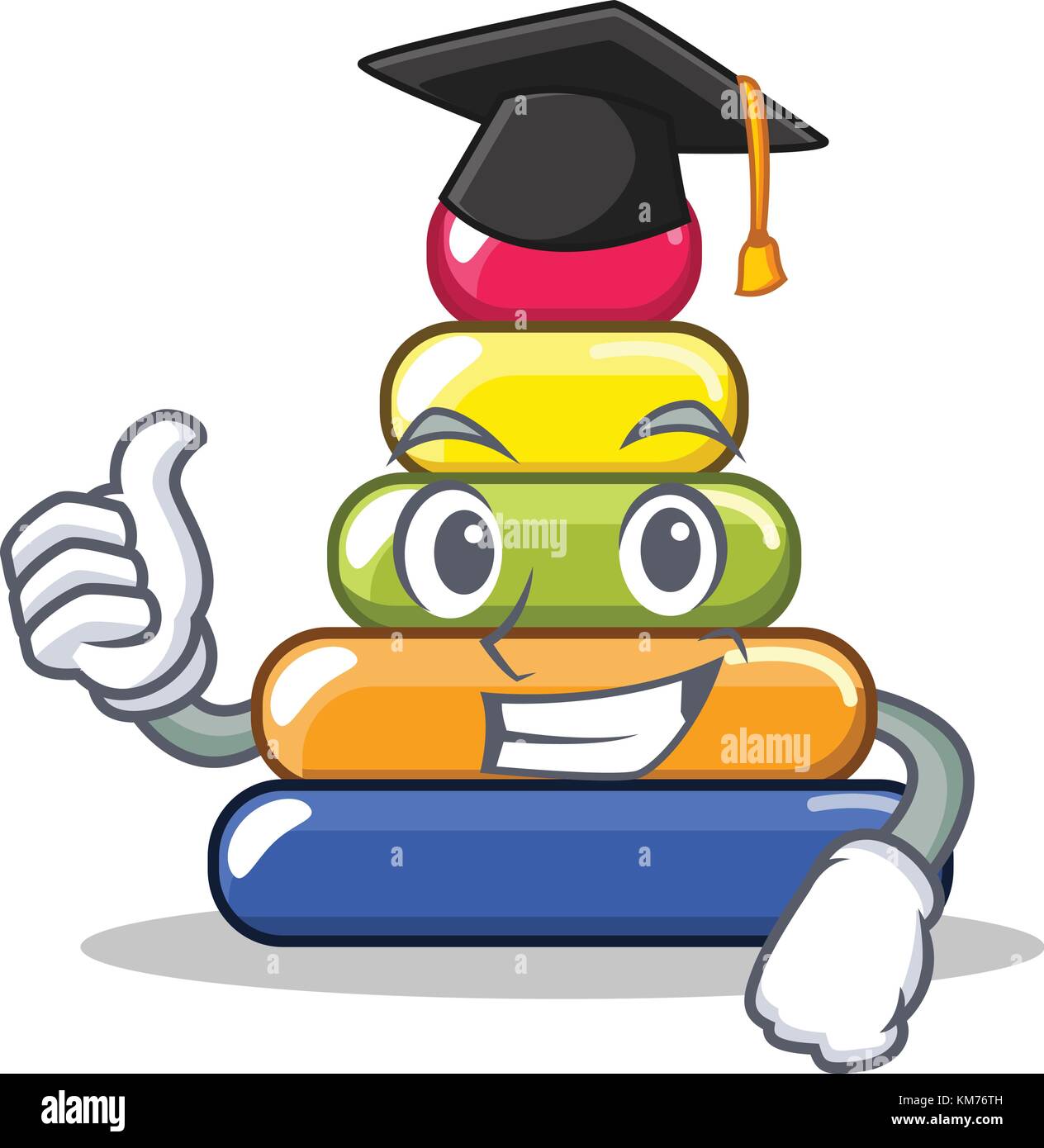 Graduation pyramid ring character cartoon Stock Vector Image & Art - Alamy
